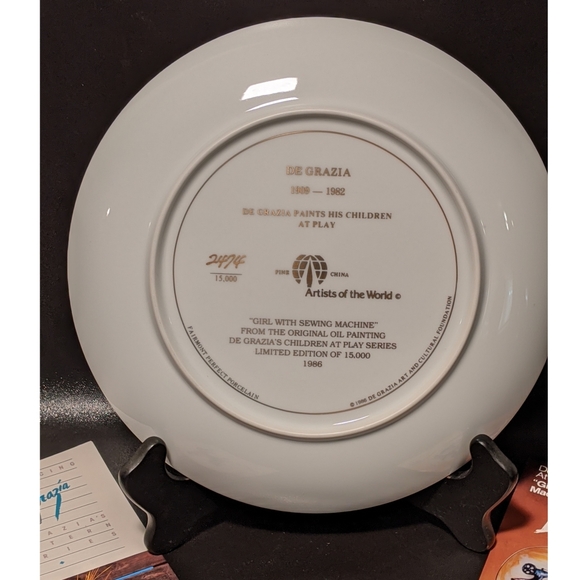 DeGrazia Art | Other | Vintage Degrazia Collectible Plate | Poshmark